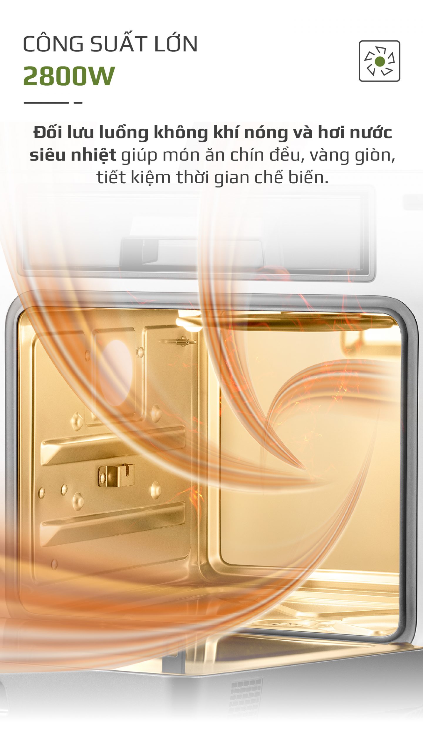 Nồi Chiên Hấp Đa Năng OLIVO SF16 PRO - 56 Chương Trình Cài Sẵn - Dung ...